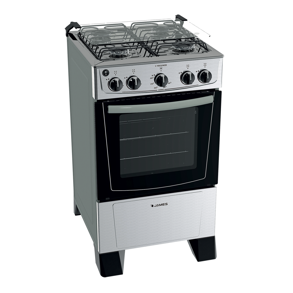 Laser TV :: Todo para el hogar - COCINA JAMES C 105 4 H B INOX HG > 3206